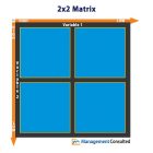 2x2 Matrix: Opposing Characteristics Framework | Management Consulted