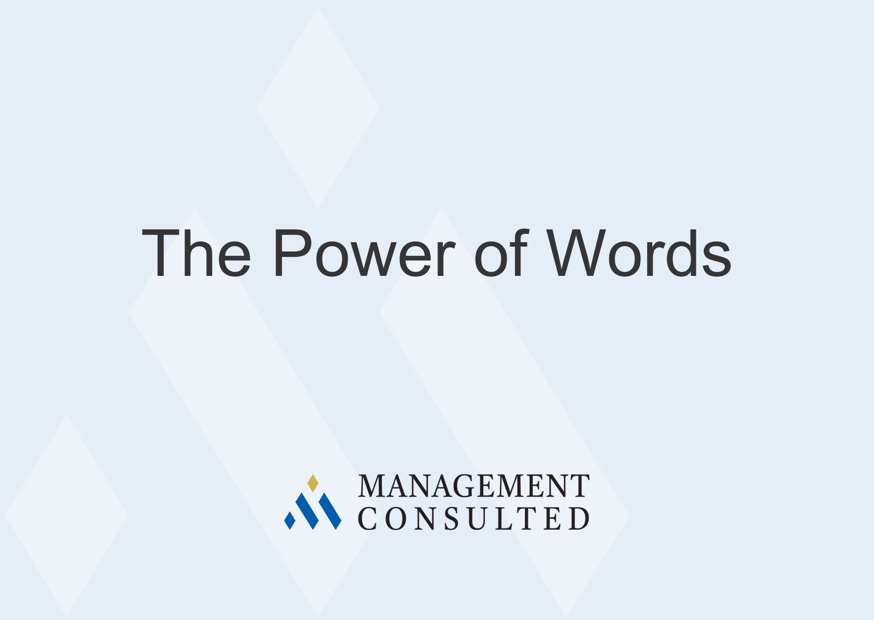 Power Of Negative Words