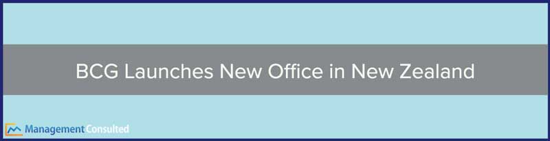 BCG Launches New Office in Auckland, New Zealand