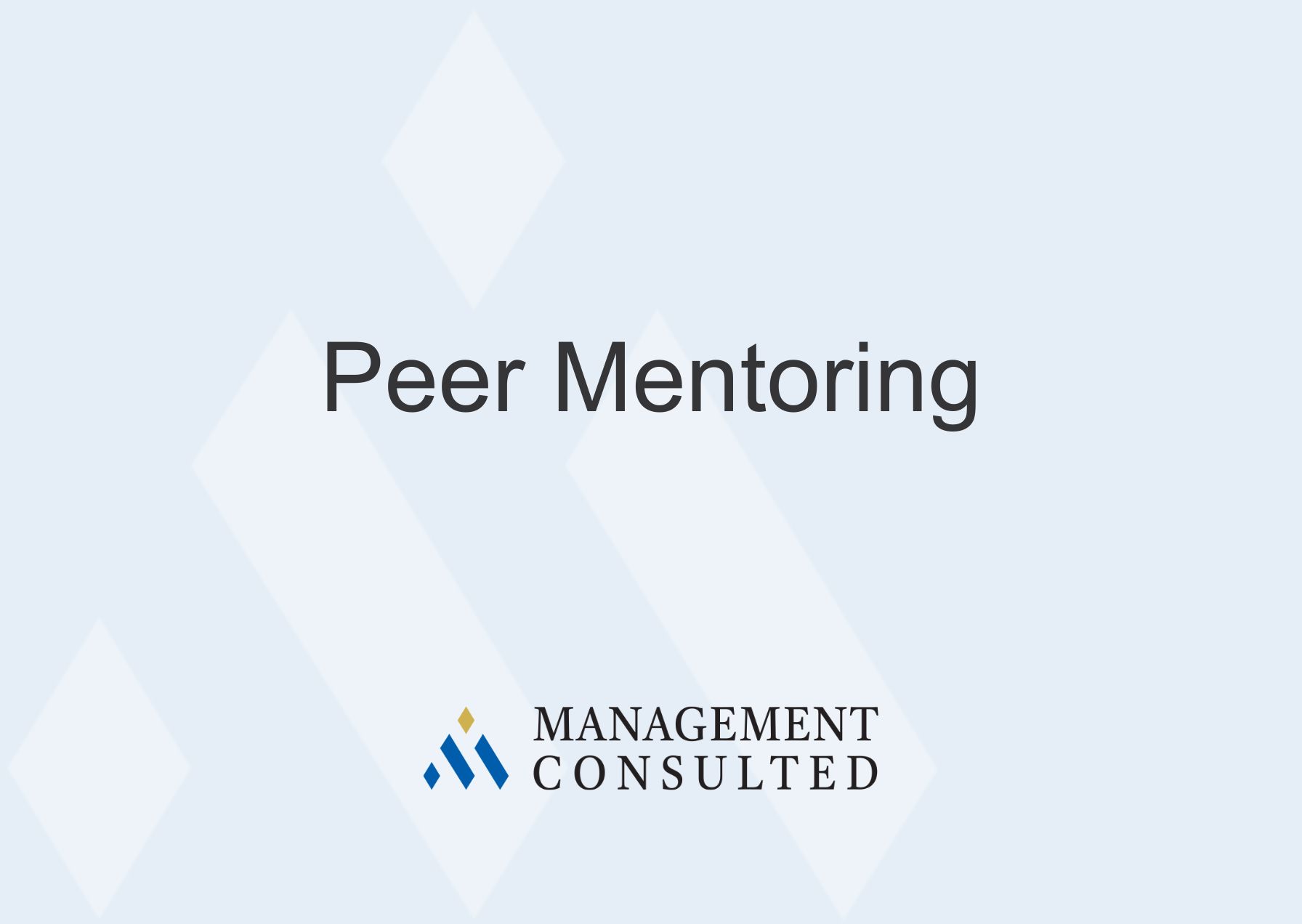 Peer Mentoring | Leveraging Your Team's Knowledge
